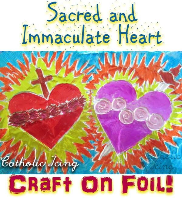 Fêter les Sacrés-coeurs de Jésus et de Marie en famille – Maman à la maison